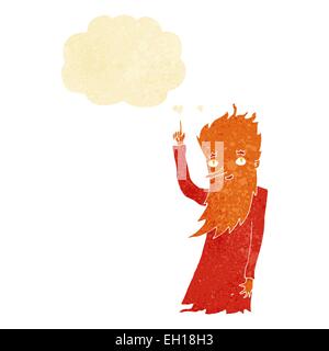 fire spirit cartoon with thought bubble Stock Vector Image & Art - Alamy