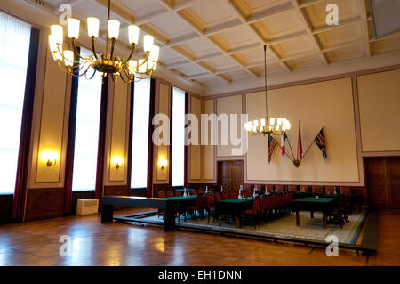 Hall where German WWII surrender was signed on May 8, 1945, Berlin ...