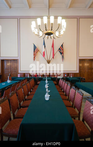 Hall where German WWII surrender was signed on May 8, 1945, Berlin ...
