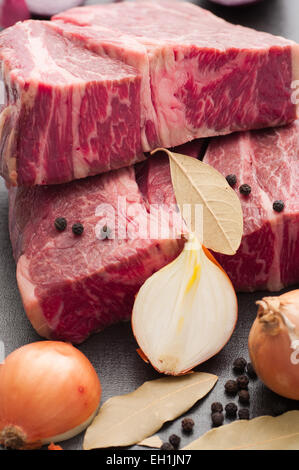 raw beef chuck roll Stock Photo - Alamy