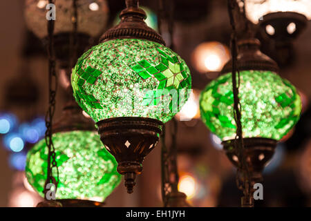 Traditional handmade oriental lamp. Dubai, United Arab Emirates Stock ...