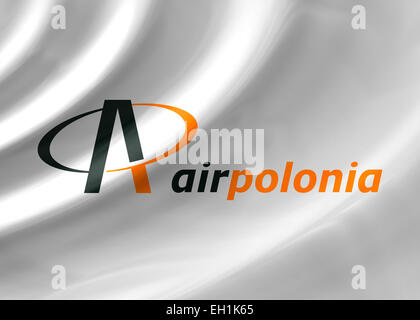 Air Polonia logo icon flag emblem symbol Stock Photo - Alamy