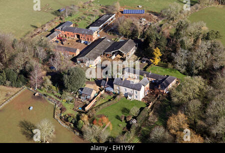 English Farms from the air Stock Photo - Alamy