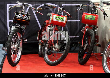 Derny Bikes used at the Revolution Derny Race, Lee Valley London Stock ...