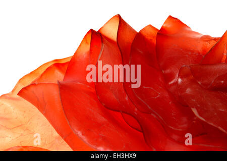 Thinly sliced Italian cured ham Stock Photo - Alamy