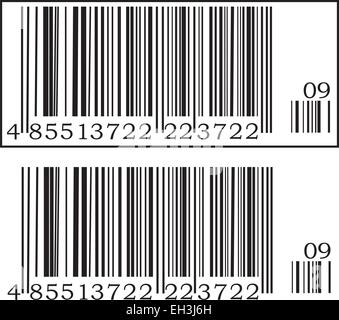 vector barcodes isolated on white background. supermarket scan code ...
