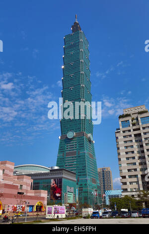Taipei 101 skyscraper, The tallest building of Taiwan Stock Photo - Alamy
