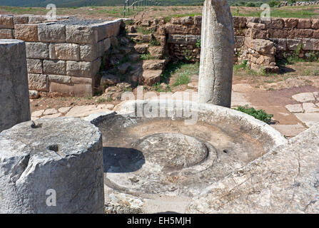 Arsinoe Fountain House in Ancient Messene (Messini), The Pelonnese ...