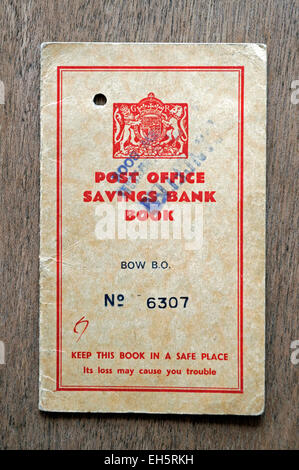 Old Post Office Savings Bank Book, England, UK Stock Photo - Alamy