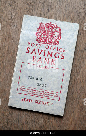 Old Post Office Savings Bank Book 1946 to 1957 Stock Photo - Alamy