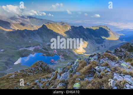 View of the spectacular Fagaras mountains in Romania Stock Photo - Alamy