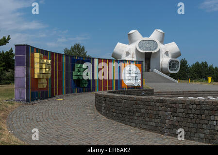 Entrance of Makedonium, Ilinden Uprising Memorial, Kruševo Stock Photo ...