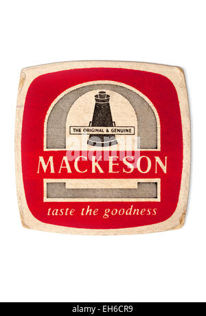Vintage British Mackeson Beer Mat - The Original and Genuine - Taste ...