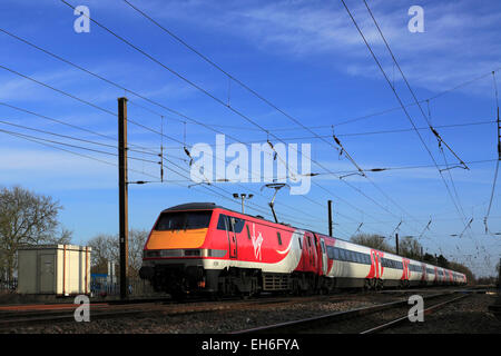 91124 Virgin Trains operating company, 91 class High Speed Electric ...