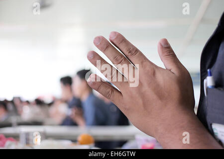 Hand is to pay homage on the philanthropy Stock Photo - Alamy