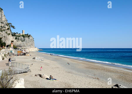 Beach Finale Ligure Ligury Italy Stock Photo - Alamy