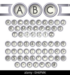 Alphabet keyboard buttons. Keyboard abc, alphabet button, text computer ...