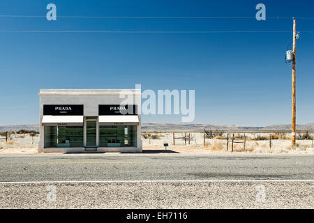 "Prada Marfa" installation art, by Elmgreen & Dragset (2005), and FedEX ...