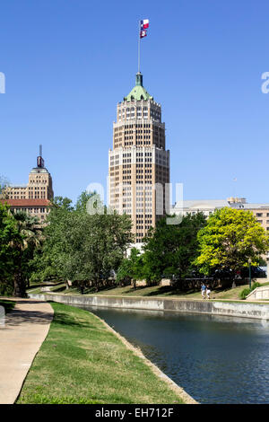 San Antonio Texas USA Tower Life Building Stock Photo - Alamy