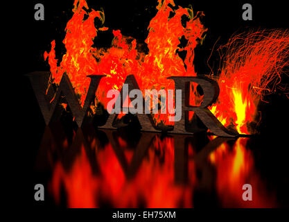 Letters Hell Fire Stock Photo - Alamy