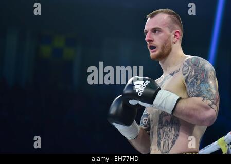 March 7, 2015: Alex Filip ROU R and Bogdan Nastase ROU L at the ...