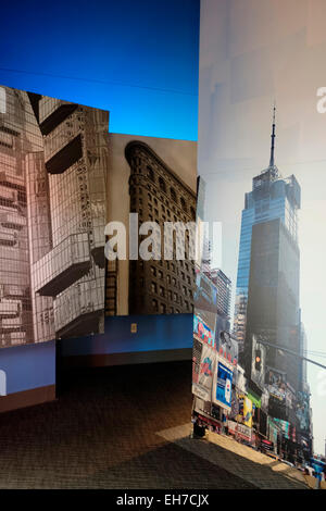 Skyscraper exhibition in Liberty Science Center, New Jersey USA Stock ...