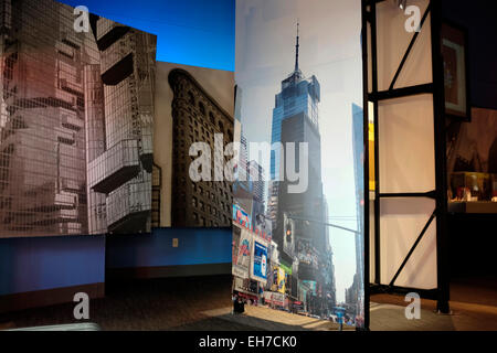 Skyscraper exhibition in Liberty Science Center, New Jersey USA Stock ...