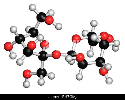 Chemical structure of sucrose, also known as table sugar and Stock ...