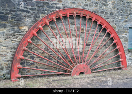 Colliery Pit Head Winding Wheel Rhondda Heritage Park Porth Rhondda ...