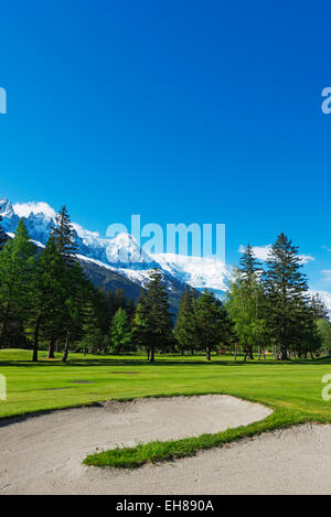 Chamonix golf. France Stock Photo - Alamy