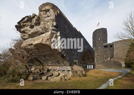 us troops capture bridge at remagen entering nazi germany in wwii Stock ...