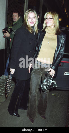 Natalie Appleton,Nicole Appleton,sisters in London Taxi 2002 (credit ...