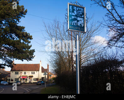 Village sign, Halstead, Kent, UK Stock Photo: 79480898 - Alamy