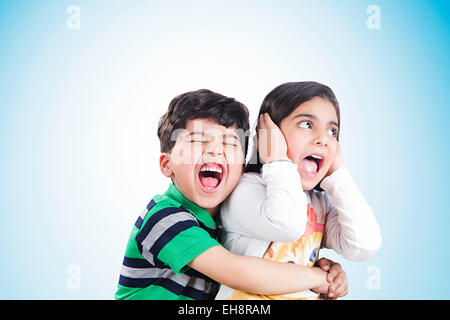 Portrait of a two crazy boys Stock Photo - Alamy
