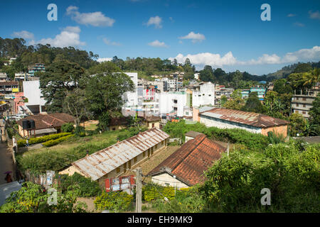 Town of Haputale, Badulla District, Uva Province, Sri Lanka, Asia Stock ...