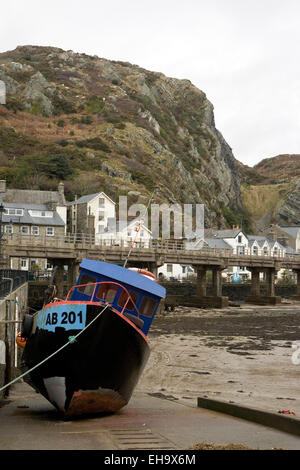 "fishing trawler" in barmouth harbour Stock Photo - Alamy