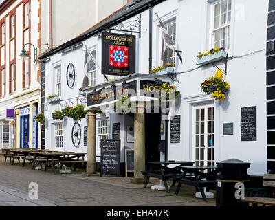 Molesworth street, Wadebridge, Cornwall, England, UK Stock Photo ...