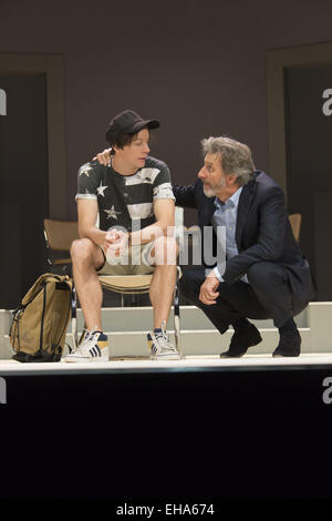 Rehearsel for the theatre play Zorn at Hamburger Kammerspiele ...