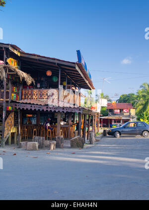 Maxi's restaurant, in downtown Manzanillo, Limon, Costa Rica Stock ...