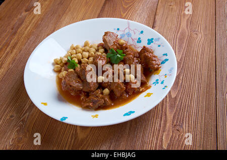 Chtitha Lham – Lamb in a Red Sauce.Algerian food Stock Photo - Alamy