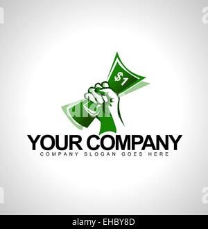 hand holding Dollar icon Stock Photo - Alamy