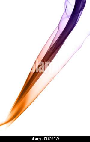 Colorful fume abstract pattern over the white background Stock Photo ...