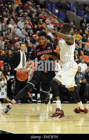 Chicago, IL, USA. 11th Mar, 2015. Rutgers Scarlet Knights guard Bishop ...