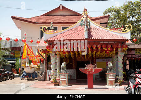 Entrance to a Taoist Temple on the Chew jetty George Town Penang ...