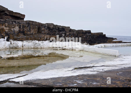 Trinkie outdoor saltwater swimming pools, Wick, Caithness, Scotland ...