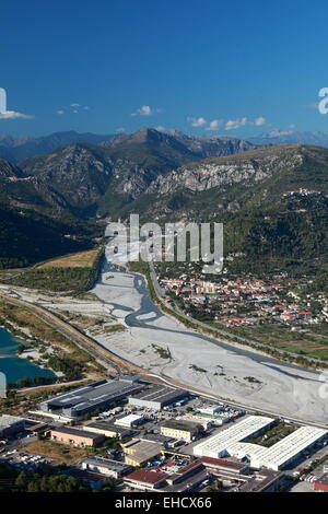 Top view above the Var valley Stock Photo - Alamy