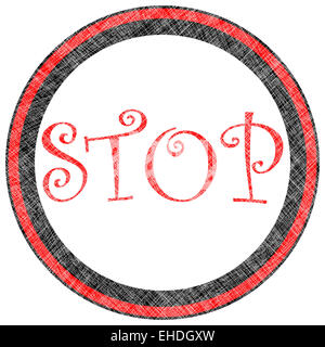 Stamp - STOP Stock Photo - Alamy