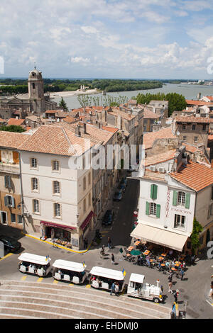 Aerial view of old town Arles, France Stock Photo - Alamy