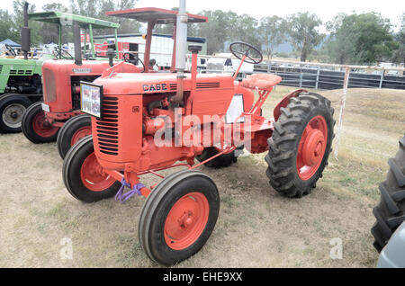 A Case Model D Vintage Tractor Stock Photo - Alamy
