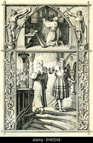 Martin Luther at The Diet of Worms, Germany in 1521. Martin Luther ...
